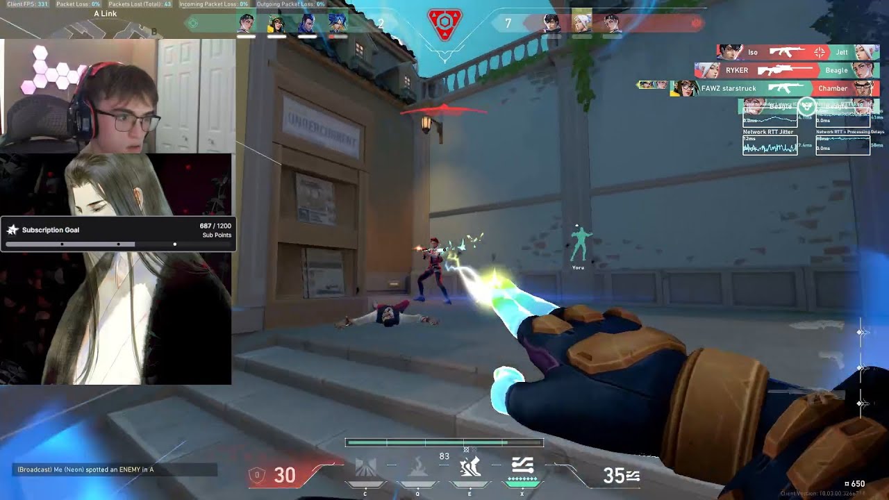 mvp! 93 RANK! DASNERTH DOMINATING AS NEON - VALORANT RANKED GAMEPLAY ...