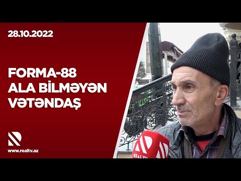 Forma-88 ala bilməyən vətəndaş