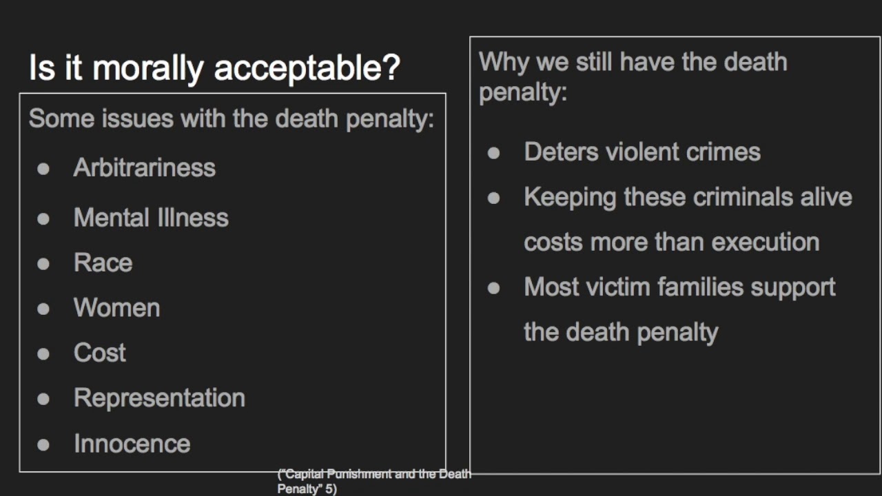 Social Work and the Death Penalty - YouTube