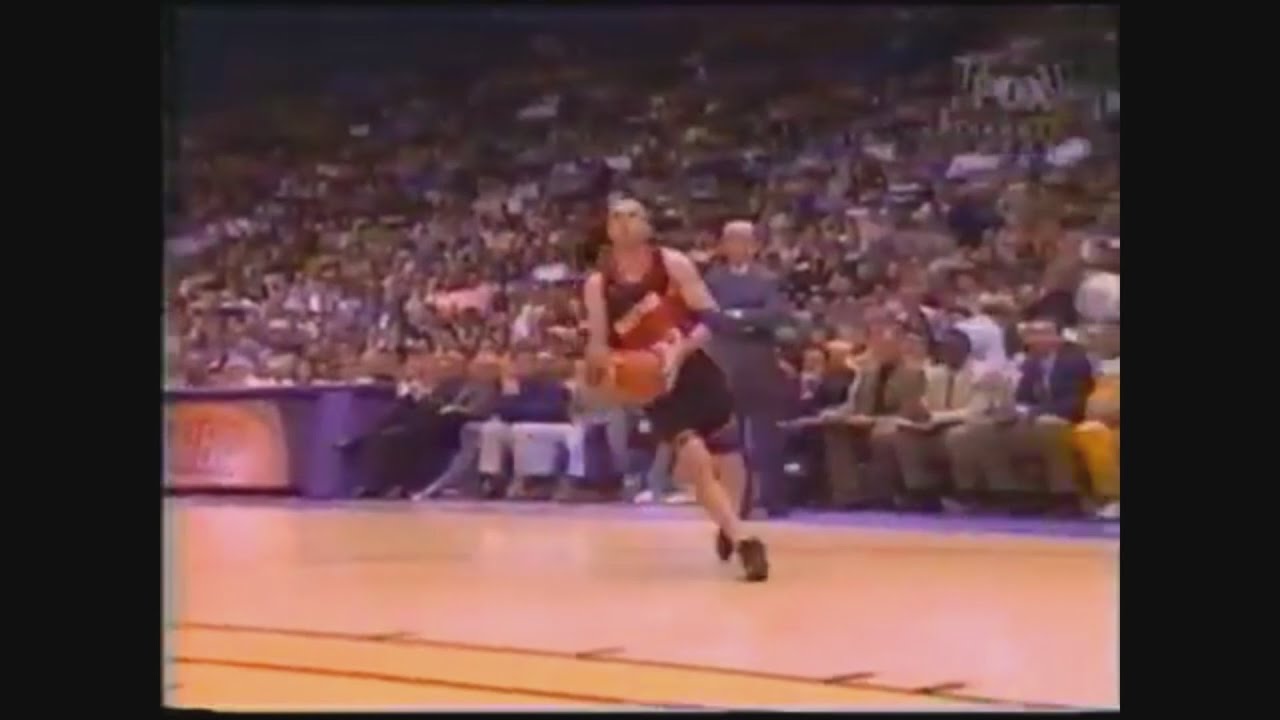 Jason Kidd 10 Pts 10 Assists @ Lakers, 1997-98. - YouTube