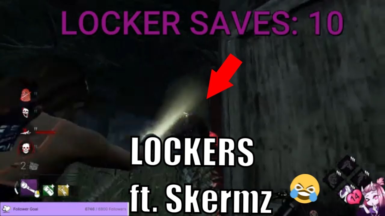 Locker Saves in DBD (ft. Skermz) - YouTube