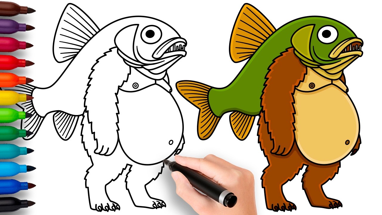 HOW TO DRAW TRIPPI TROPPI | Italian Brainrot Animals - Easy Drawing ...