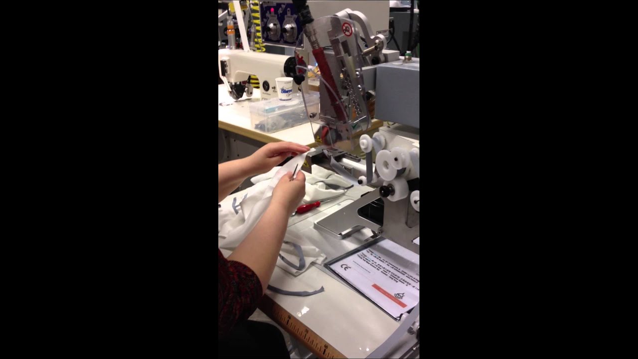 Framis Italia Model MX208 C FOLD (Edge Binding ) machine - YouTube