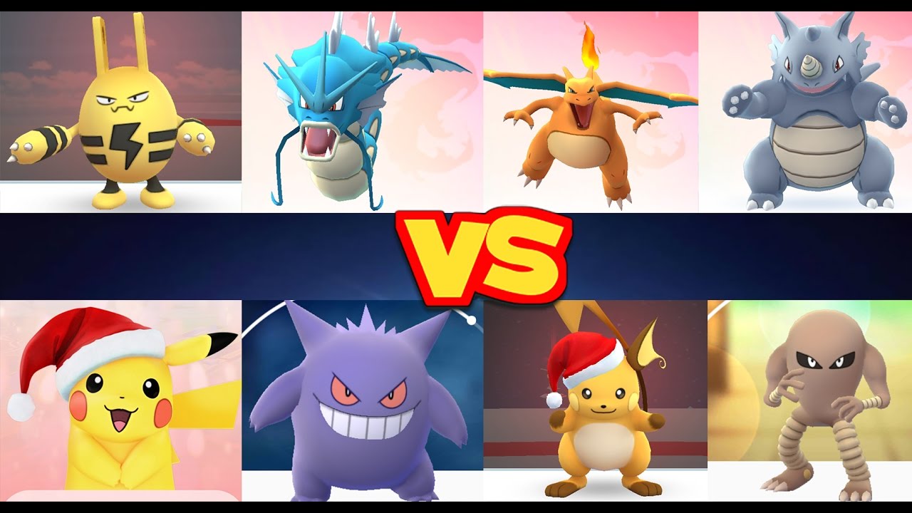 POKÉMON GO GYMS EleKid vs Picachu Holyday & Ditto - YouTube