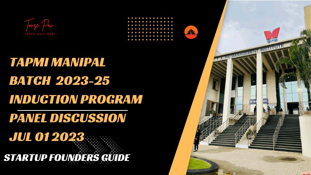 Induction Program for the Incoming 2023-25 TAPMI PGDM Batch -Jul 01 2023 #TAPMI, #induction ...