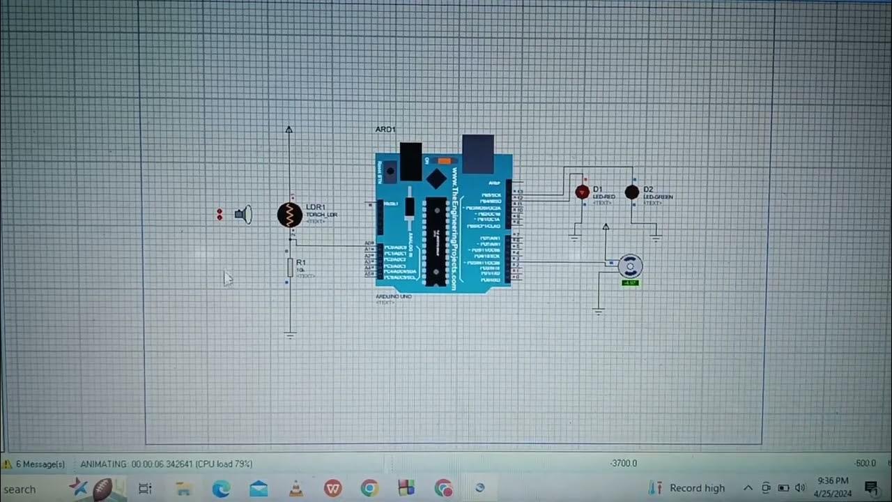 Servo motor and LDR sensor Simulation using Proteus - YouTube