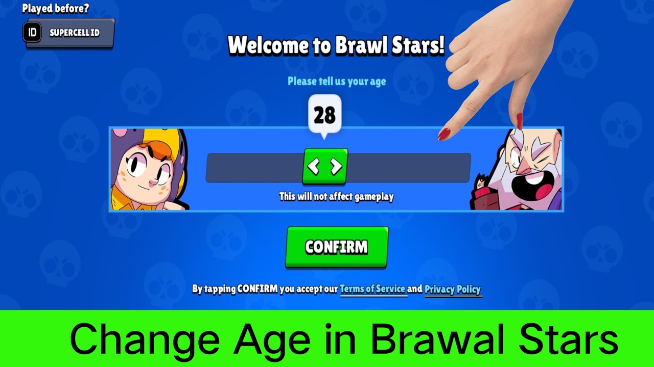 How To Change Age in Brawl Stars - Tutorial 2024 || - YouTube