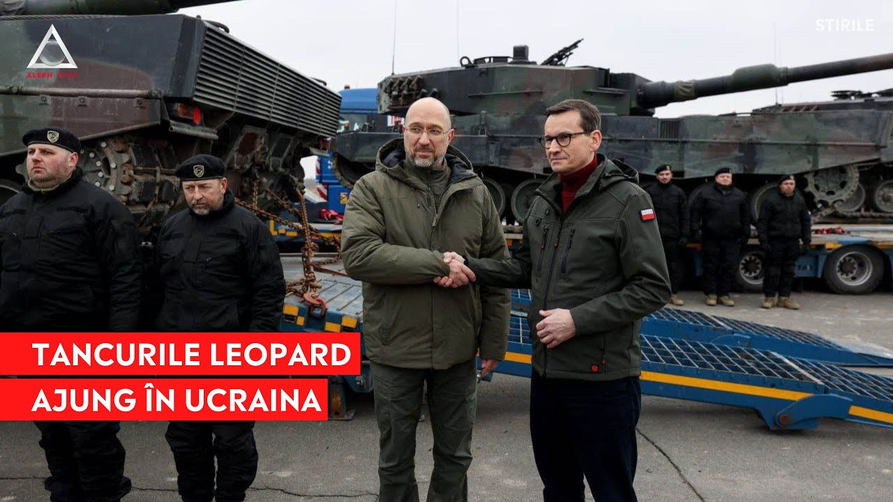 Primele tancuri Leopard au ajuns în Ucraina, soldații învață să le ...