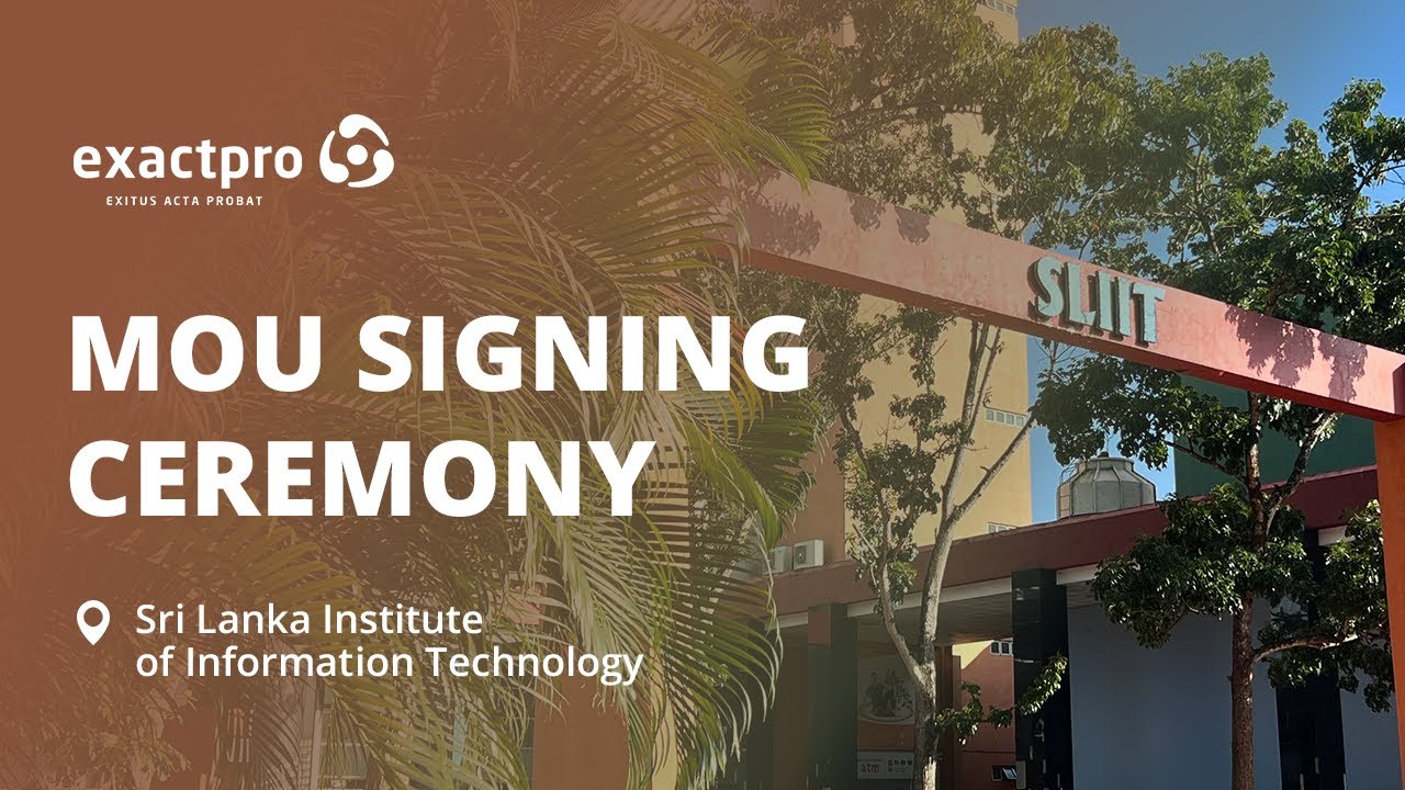 MoU Signing Ceremony at Sri Lanka Institute of Information Technology ...
