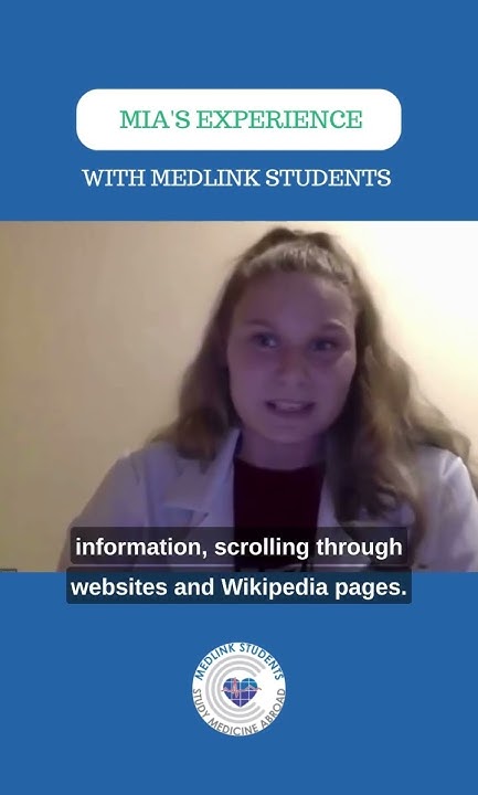 Mia's Experience with Medlink Students - YouTube