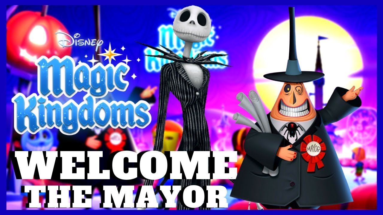 WELCOME THE MAYOR! Disney Magic Kingdoms Gameplay - YouTube
