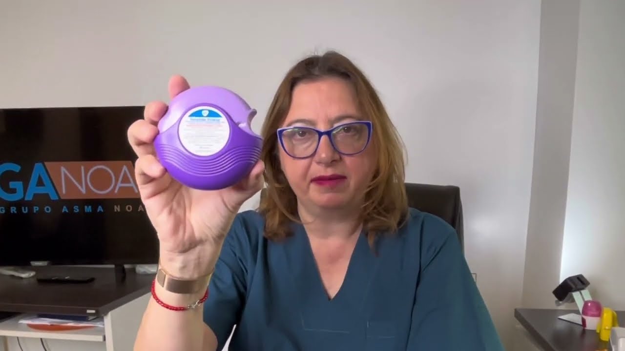 Modo de utilización del dispositivo Diskhaler Diskus - YouTube