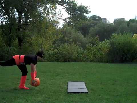 Halloween Bootcamp Workout with Pumpkin Exercises #2 - YouTube