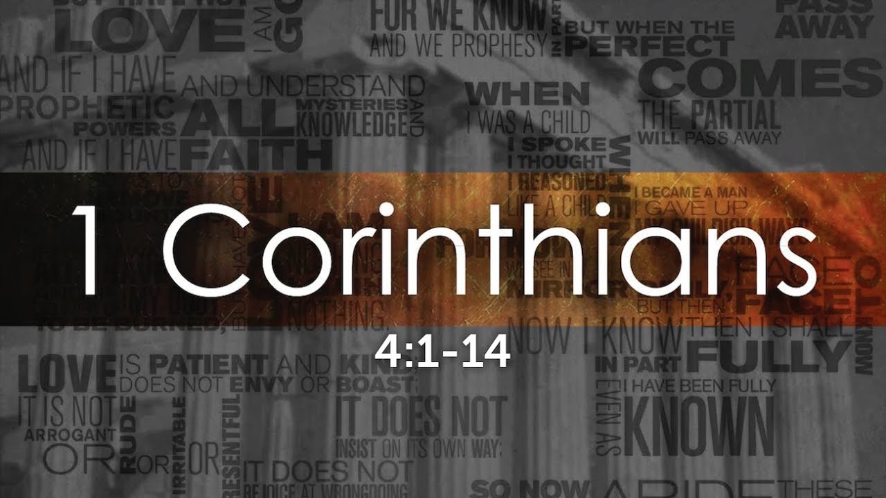 Pastor: Jim Sheets ~ The Book of 1 Corinthians 4:1-14 (12-11--2022 ...