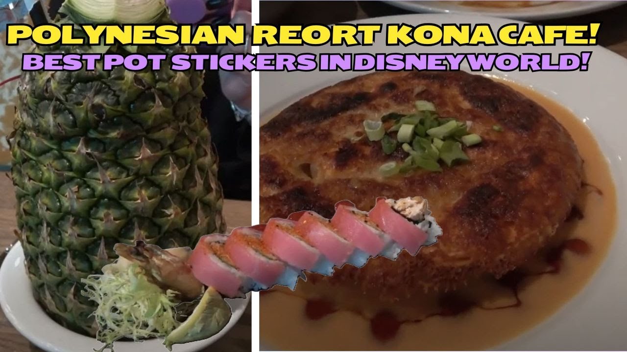 Polynesian Resort Kona Cafe! Best Pot Stickers in Disney World! - YouTube
