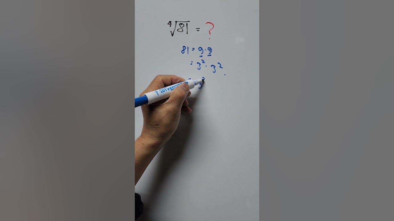 find-the-fourth-root-of-81-youtube