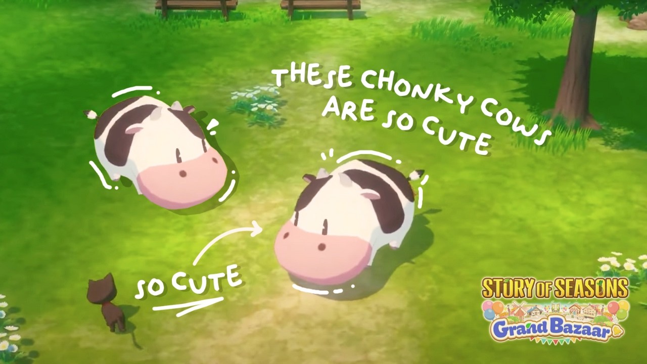 i fianlly got my CHONKY COW! 🐮💕 | story of seasons: grand bazaar! 🍃 ...