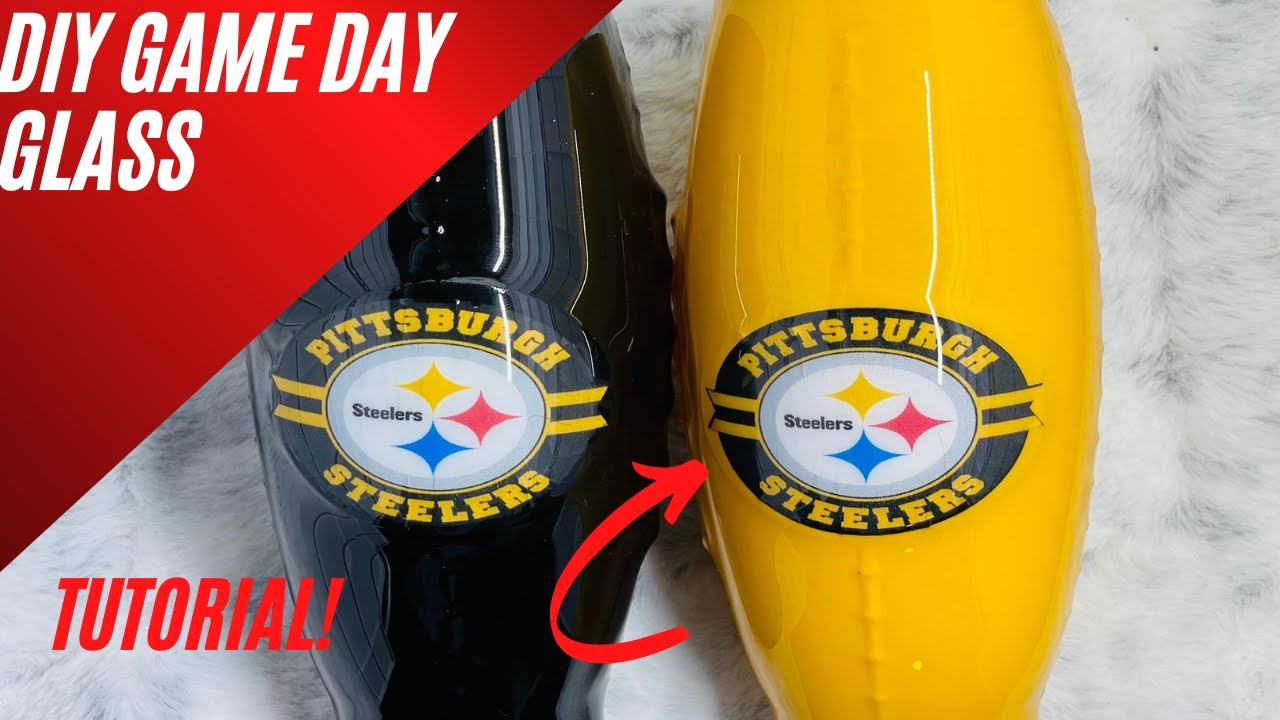 EASY DIY GAME DAY DRINKING GLASSES:Game Day Football Glasses Tutorial ...