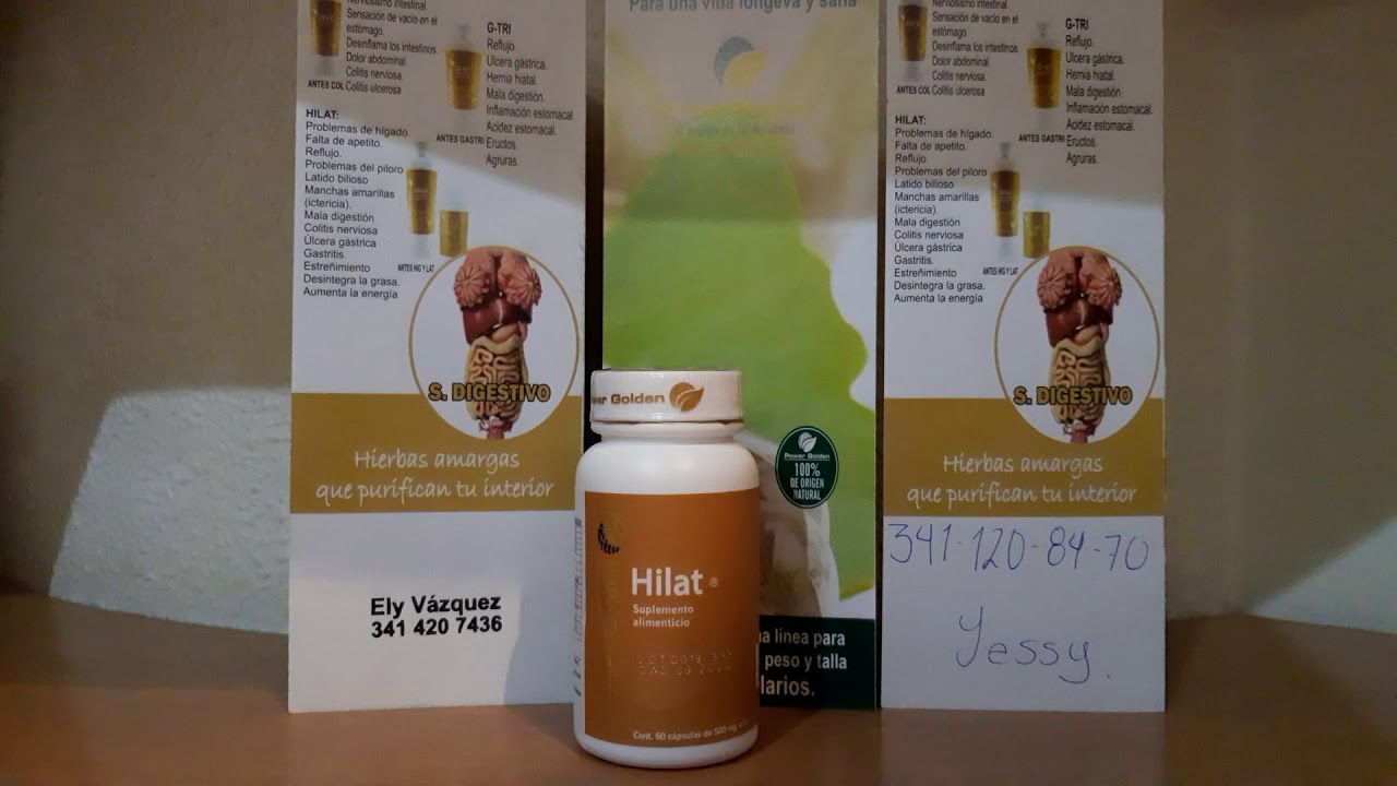 Hilat power golden (línea café) - YouTube