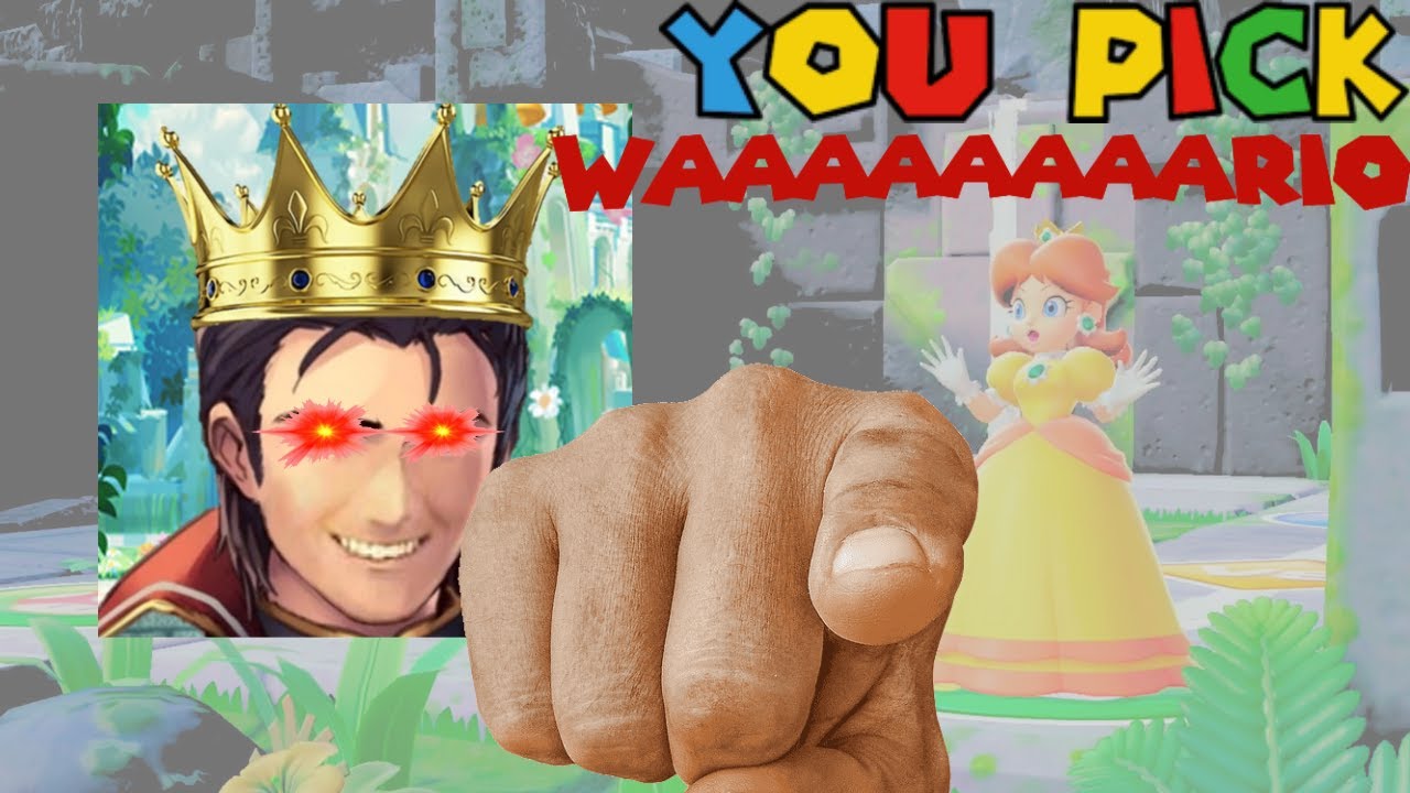 King Of Skill Shouting You Pick WAAAAAAAAAAAARIO! - YouTube