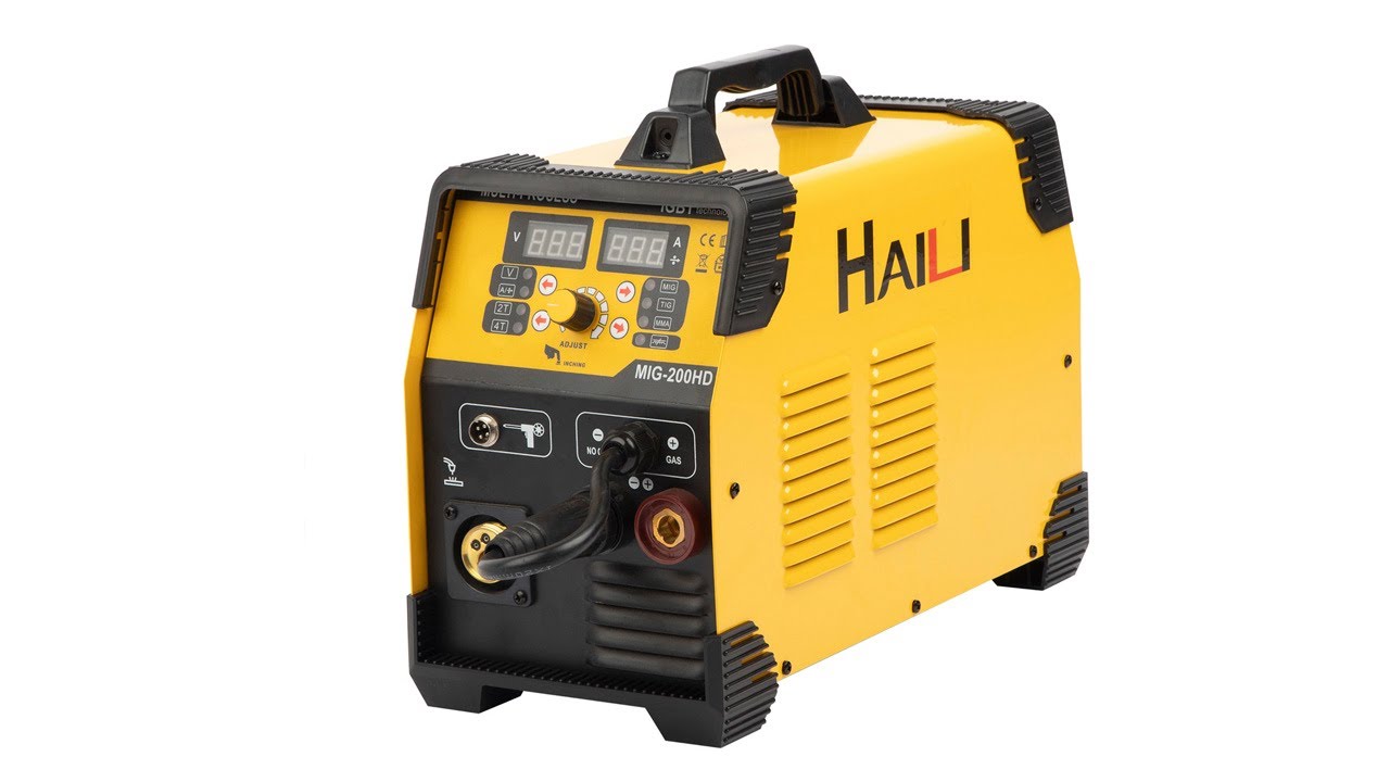 HAILI(Lida Tools) Multi-Process Inverter MIG/MMA/TIG MIG-200HD Welding ...