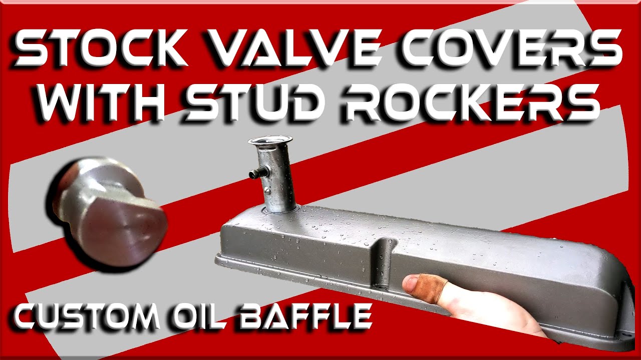 Stock Valve Covers with Stud Mounted Rocker Arms | PLUS! Custom Oil ...