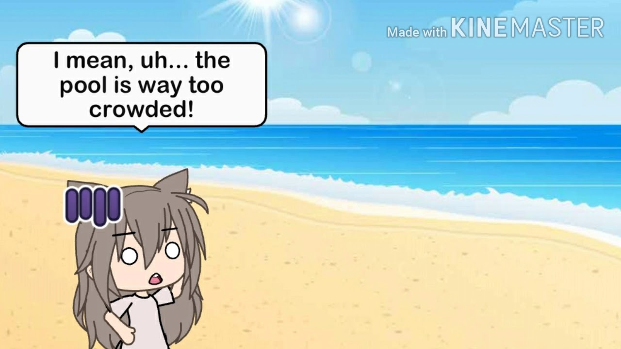 Going swimming - Gacha life skit - YouTube