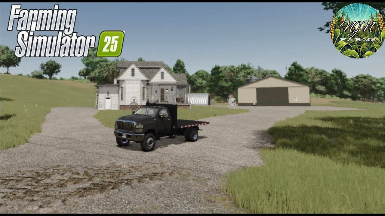 Building our farm in Farming Simulator 25! #farmingsimulator25 - YouTube