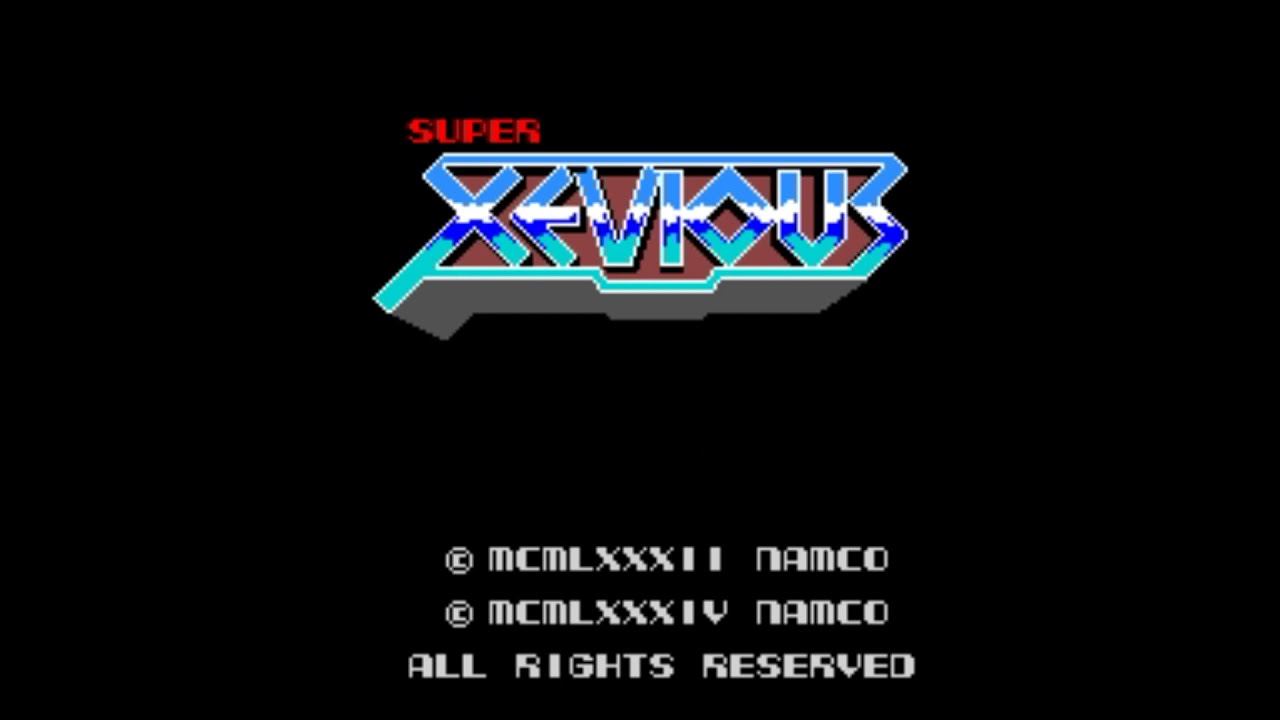 Xevious arcade intros (1982-1986) - YouTube