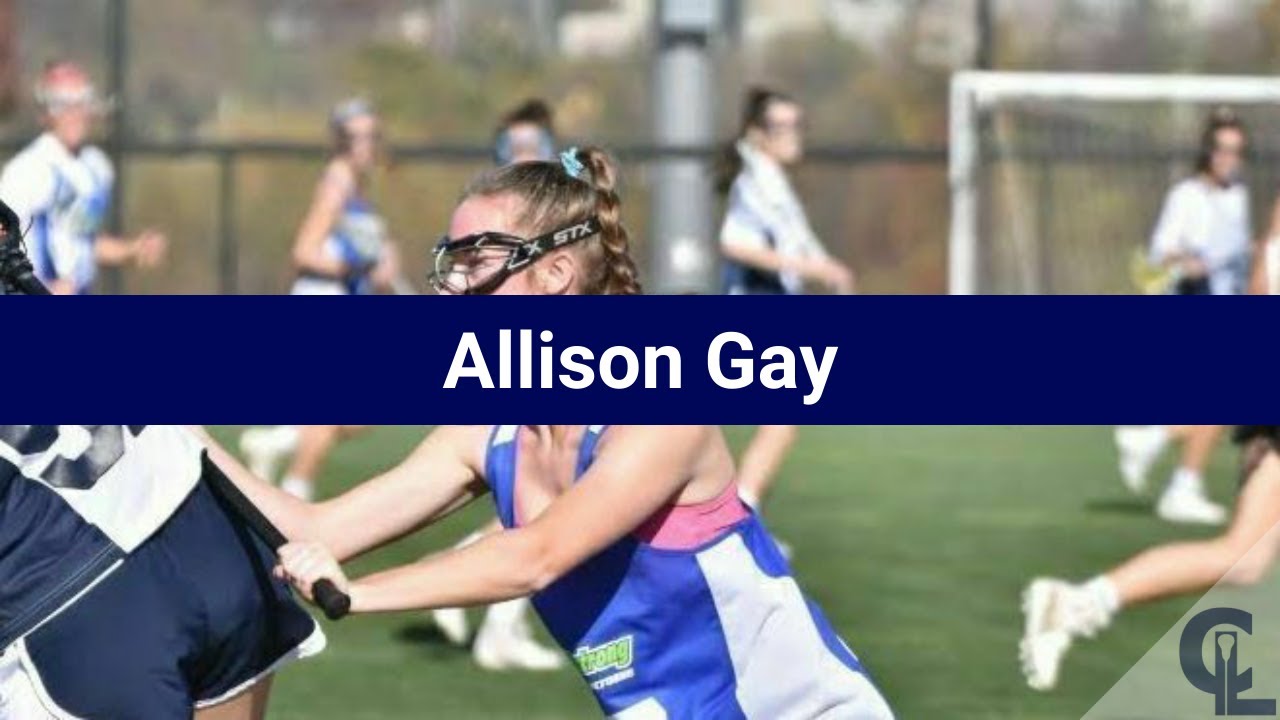 Allison Gay Lacrosse Highlights - PA 2023 - Mid. Def - YouTube