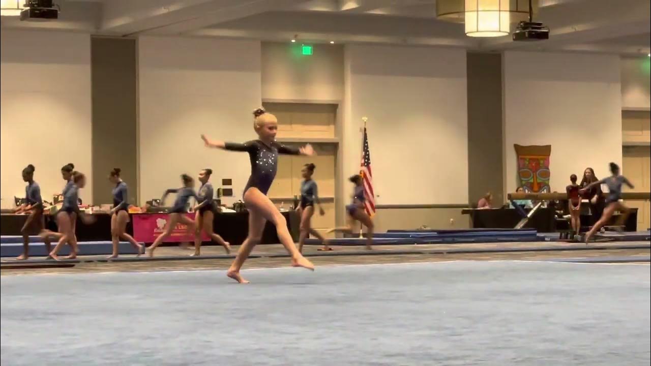 Xcel Gold Floor Routine to Happier - YouTube