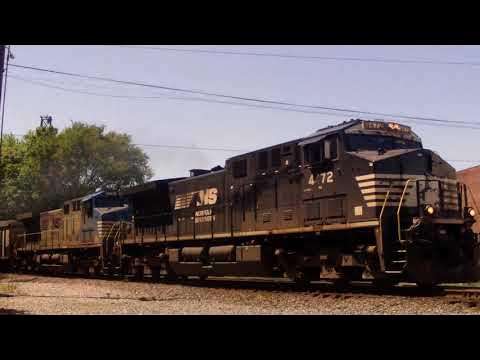 NS 798 @ LOGANSPORT, IN 5 30 24 NS 4472 NS 4001 - YouTube
