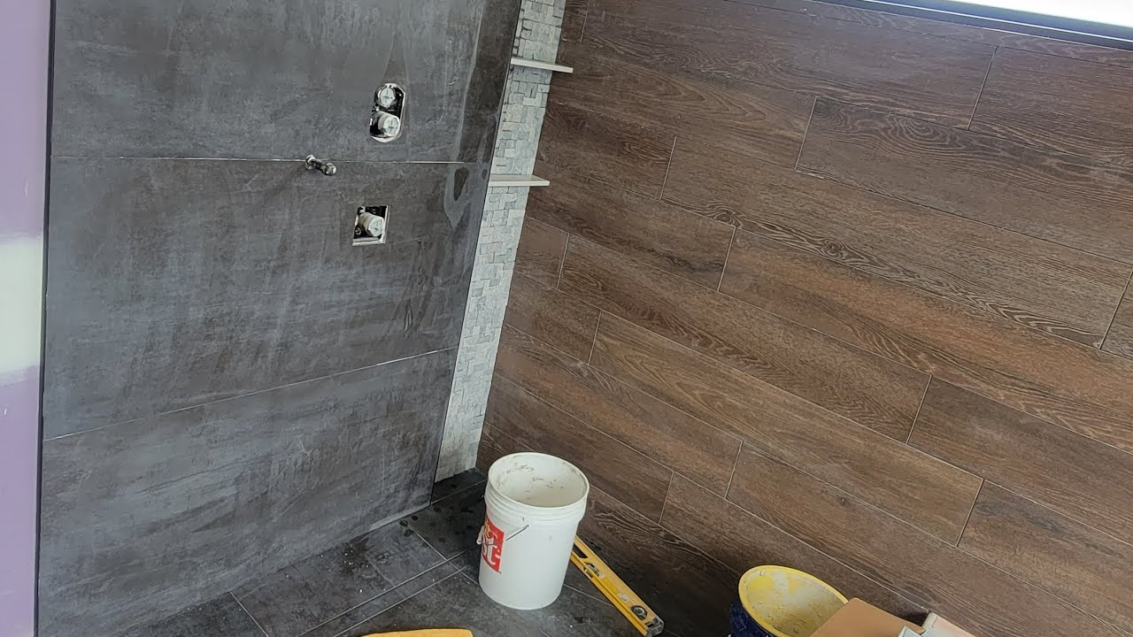 Installing 24 x48 Large Format Porcelain Tile YouTube Installing 24 x48 Large Format Porcelain Tile YouTube