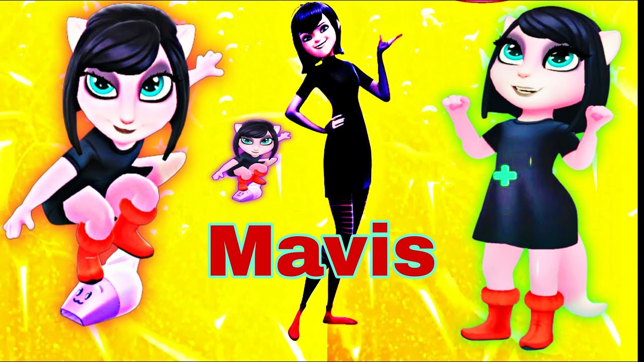 Mavis transformation 💖 My Talking Angela 2 #mavis #my #art #digitalart ...