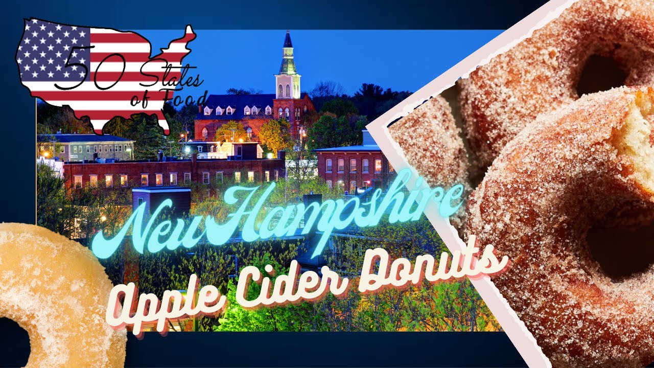 50 States of Food-New Hampshire : Apple Cider Donuts! - YouTube