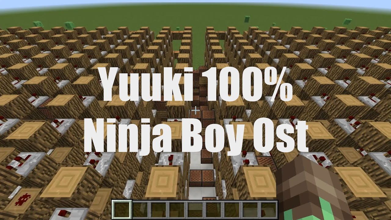 Yuuki 100% - Ninja Boy (Minecraft Noteblock Cover) - YouTube