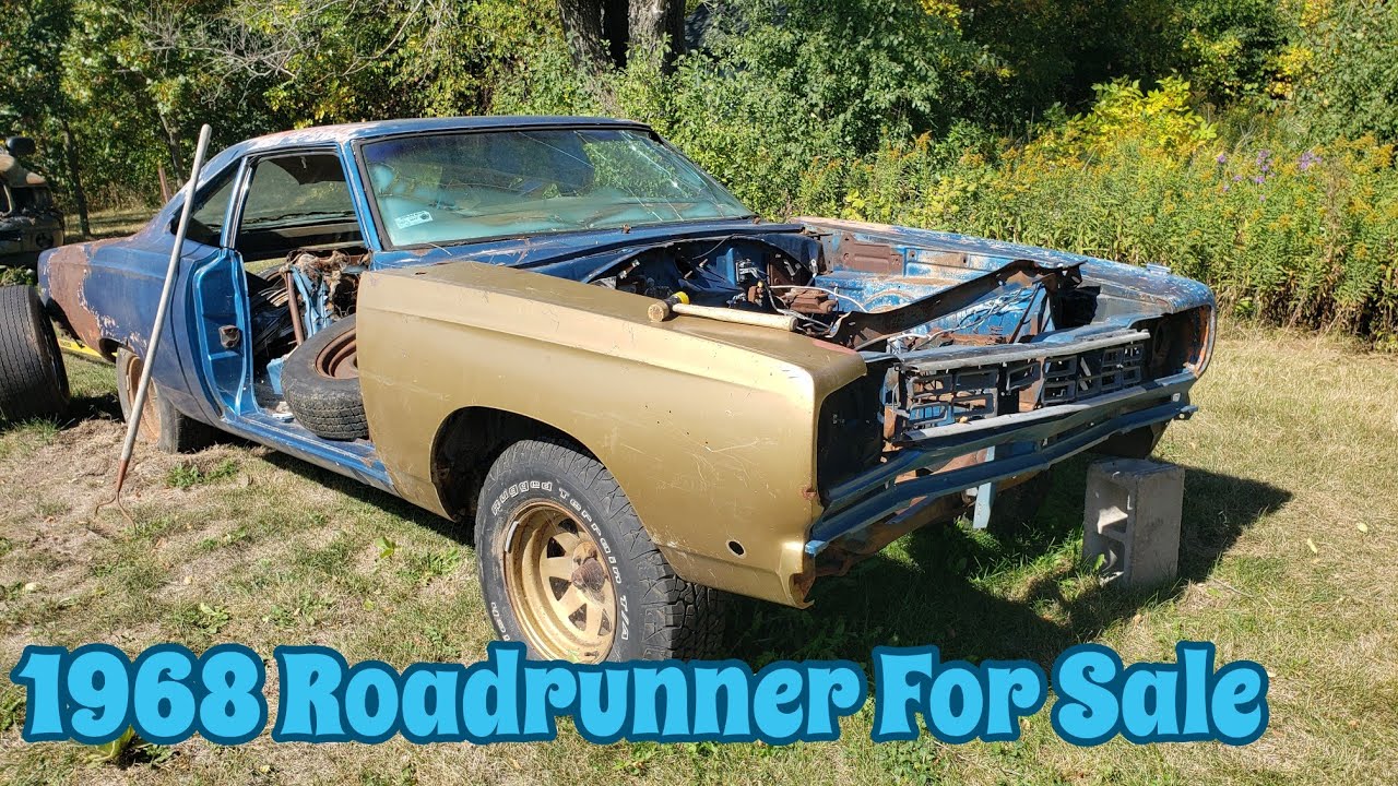 1968 Roadrunner For Sale. QQ1 post car. $3,700 Farmington, MN - YouTube