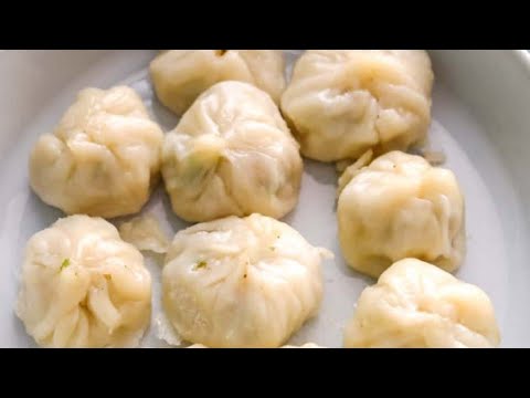 Delicious steamed Momos... Very tasty.~ The Delicious.. - YouTube