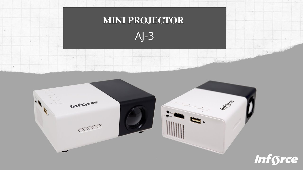 INFORCE MINI PROJECTOR AJ3 - YouTube