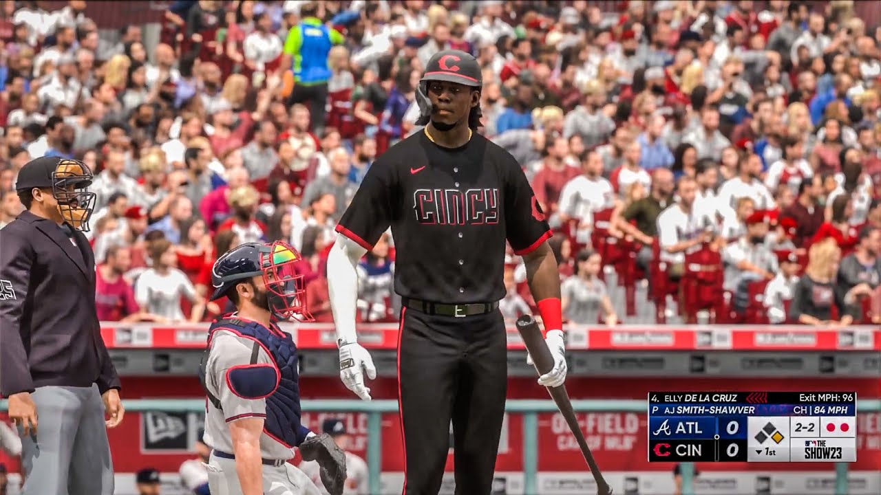 Cincinnati Reds vs Atlanta Braves 6/23/2023 MLB The Show 23 Gameplay ...