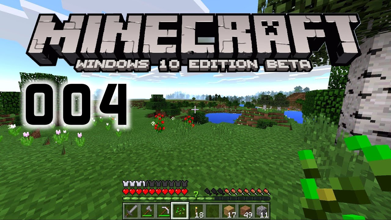 Minecraft Windows 10 Edition Beta #004 Let‘s Play [deutsch] - YouTube