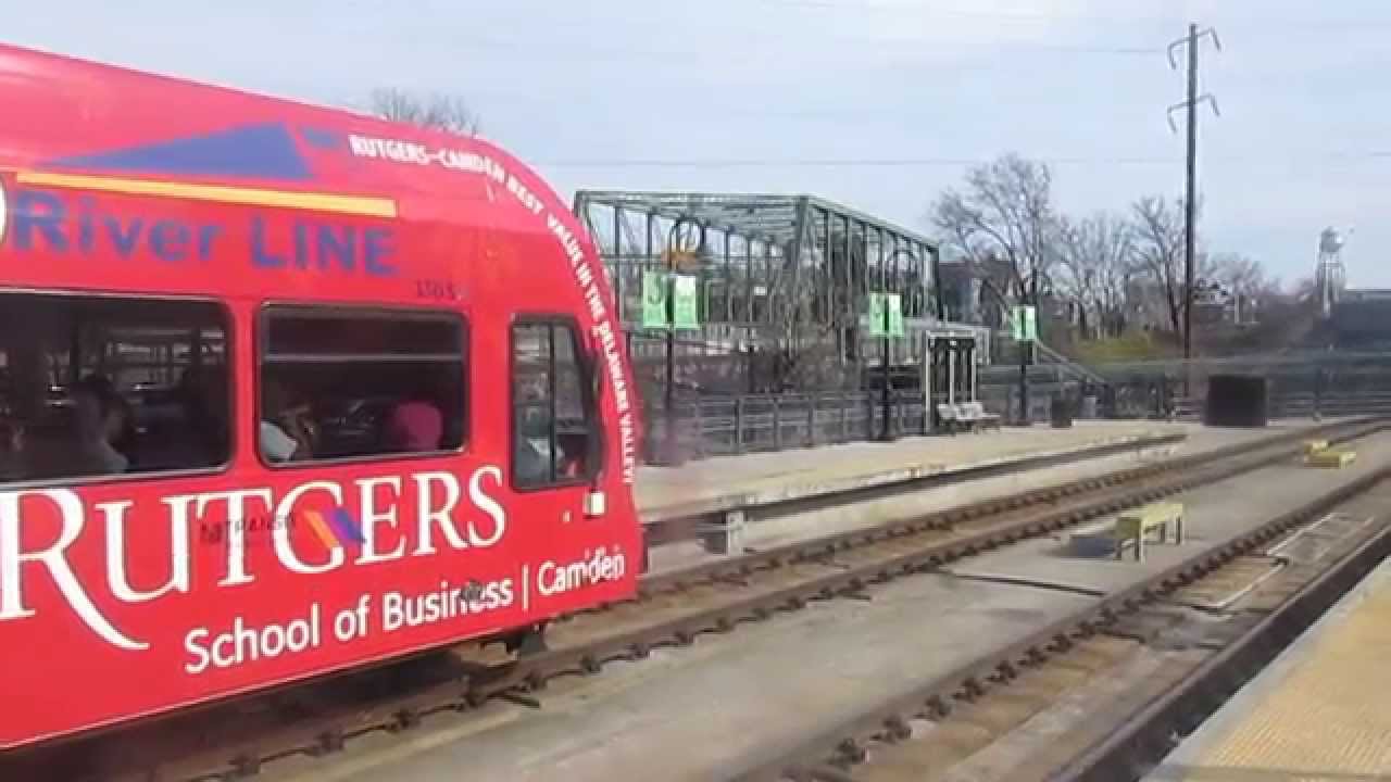 NJ Transit River Line Train - YouTube
