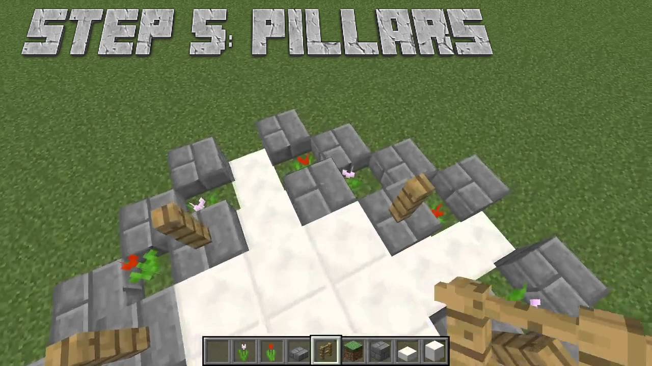 How to make a rotunda | Minecraft lets build! - YouTube
