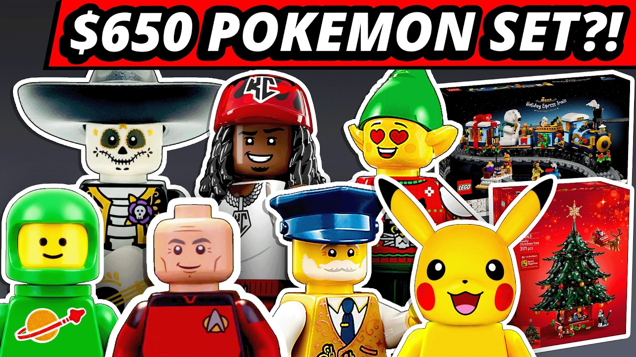 LEGO NEWS! $650 Pokémon Set?! Star Trek! Kai Cenat?! 3D Printed LEGO ...