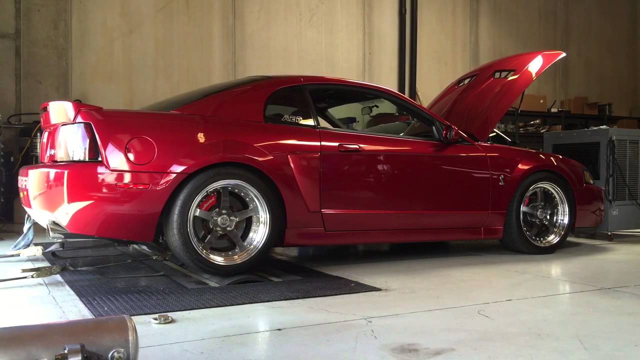 AED Built Redfire 2003 Mustang Cobra Dyno - YouTube