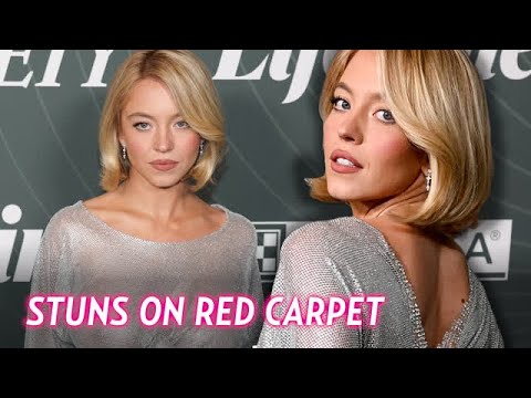 Sydney Sweeney Stuns in Silver Naked Dress at 'Power of Women' Event