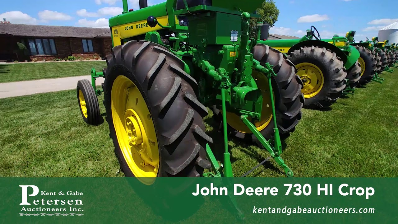 John Deere 730 HI Crop Lot 17 - YouTube