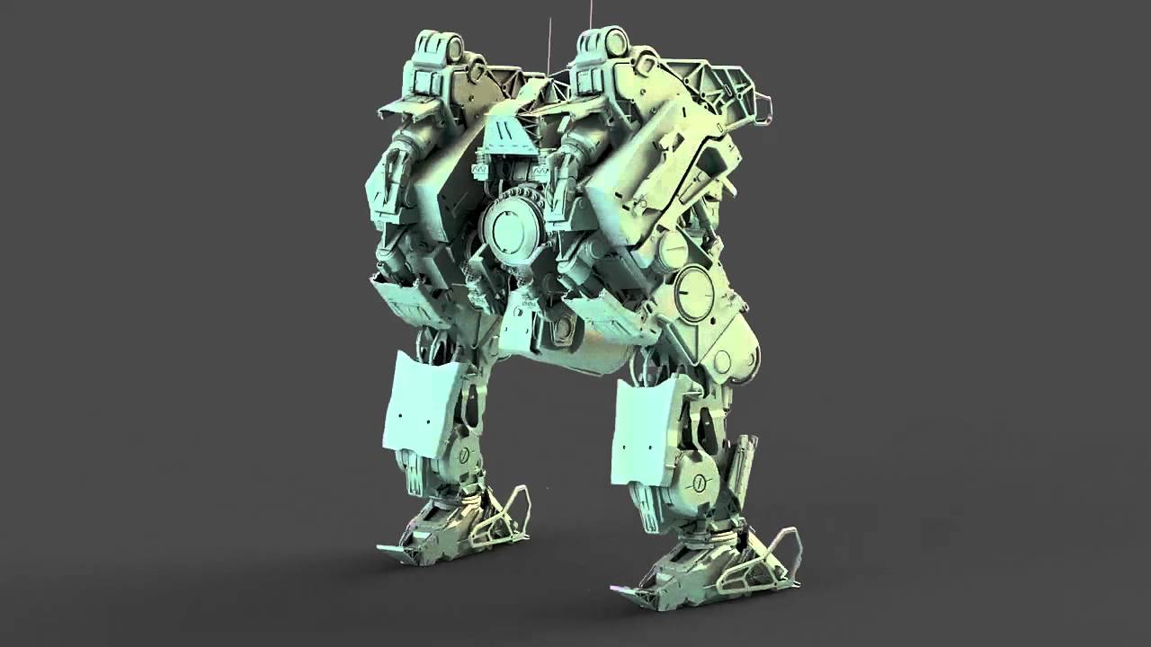 Cinema 4D tutorial: Mech turntable - YouTube