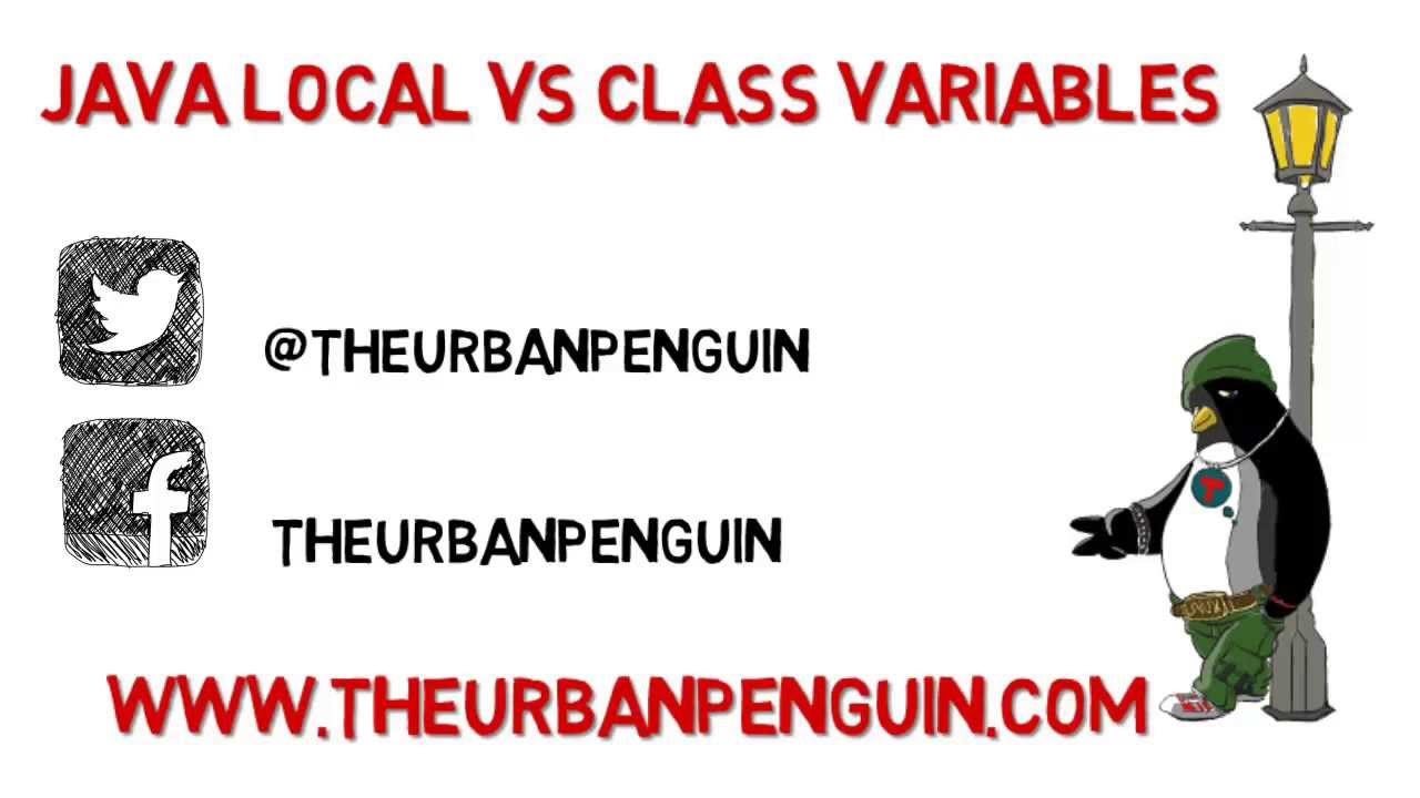JAVA Uninitialized class versus local variables - YouTube
