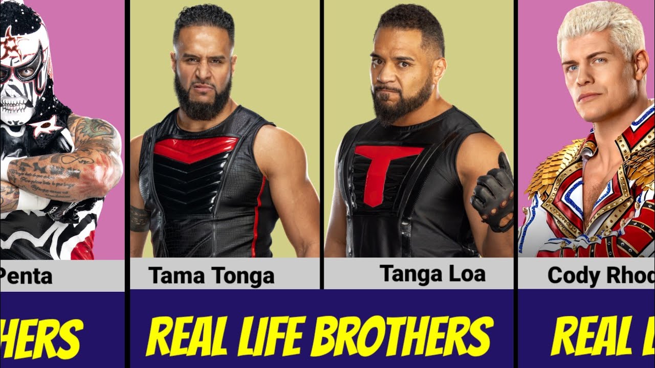 Real Life Brothers in WWE You Never Know Were Related | Real Life ...